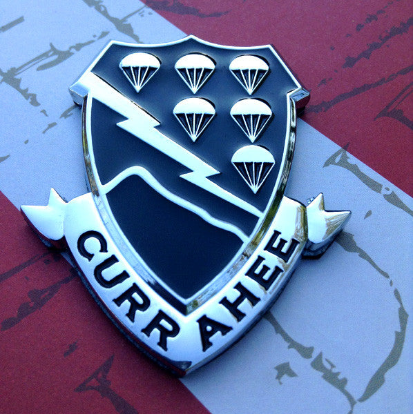 506th Infantry Regiment "Currahee" Unit Crest – Automotive Badge for ...
