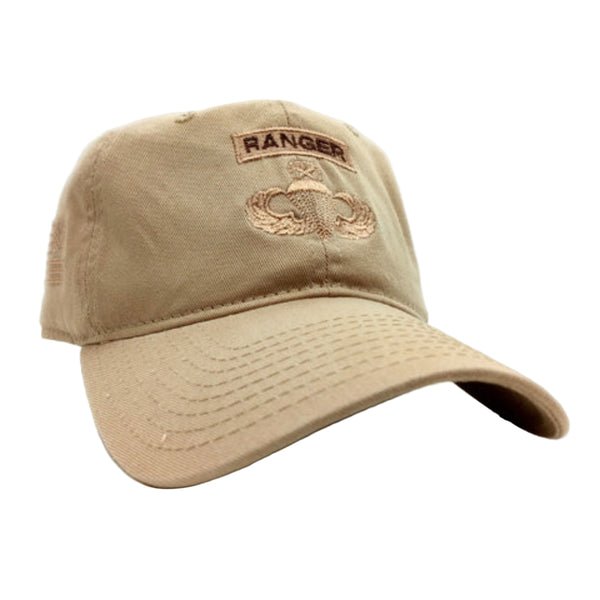 Airborne Ranger DCU Baseball Cap with US Flag and Skill Badge Options ...
