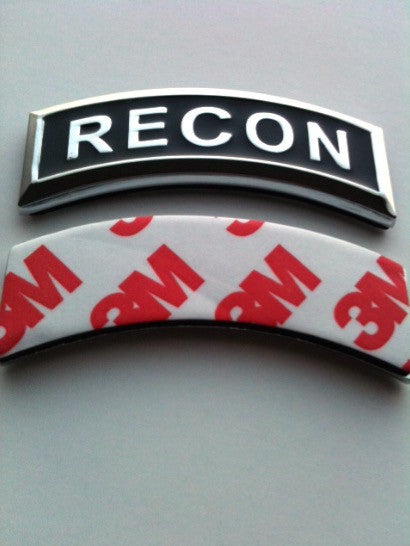 Recon Tab Metal Decal Automotive Badge for Cars & Trucks – Auto Medals