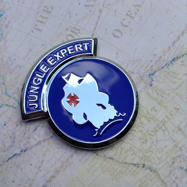 Jungle Expert Army Badge Car Emblem – Military Auto Crest Replica For ...