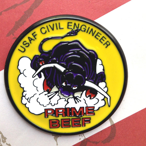 Usaf Prime Beef Logo 181 CES Prime Beef OCP Patch | 181st Civil