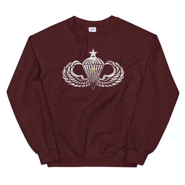 Senior Wings w/Combat Star Distressed Sweatshirt – Auto Medals