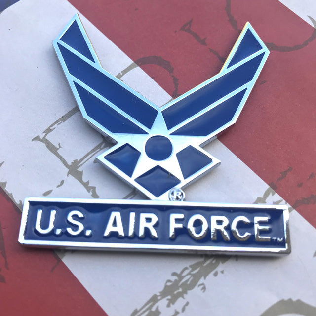 United States Air Force Color Metal Decal For Cars, Trucks, SUVs – Auto ...